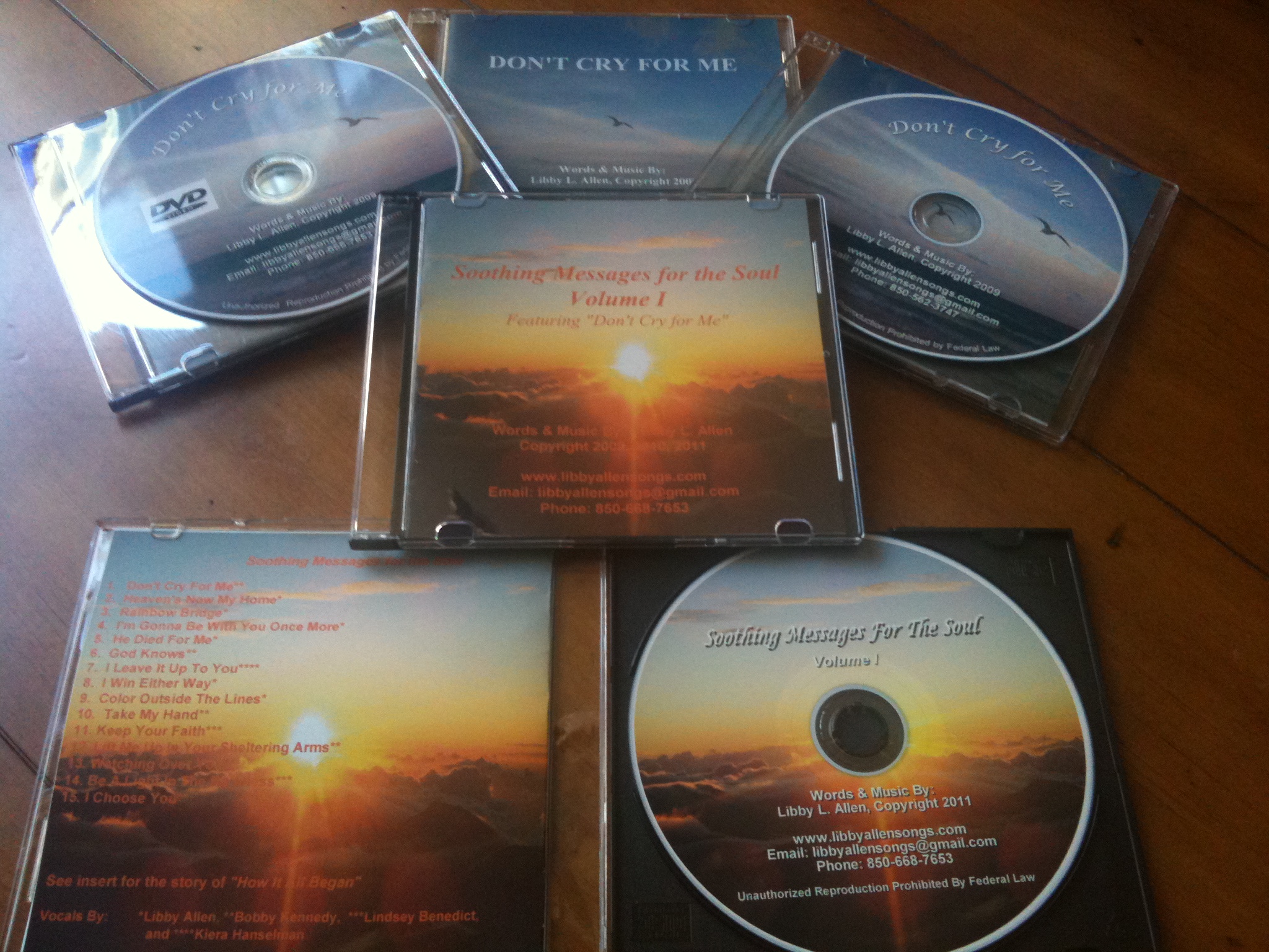 Libby Allen SongsINSTRUCTIONS FOR ORDERING CD's and DVD's BY MAIL ...